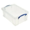 Really Useful Box 9L Plastic Storage Container with Snap Lid & Clip ...