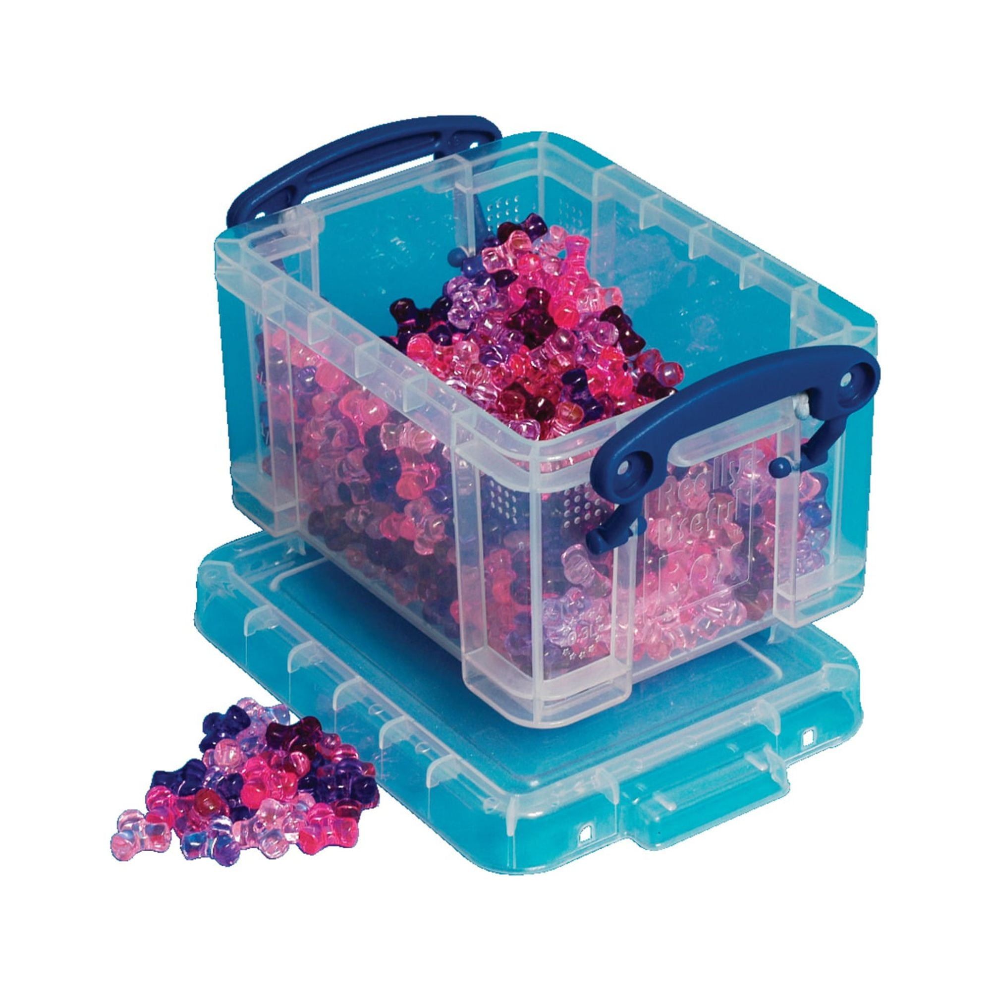 Really Useful Box® Plastic Storage Box, 0.3 Liter, 4 3/4" x 3 1/4" x 2 ...
