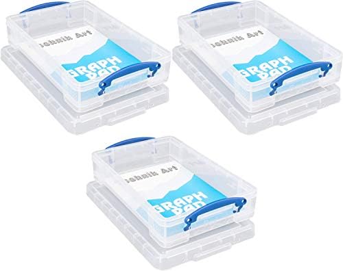 Really Useful Box Plastic Storage Box, 4 Liters, 14 5/8" x 10 1/4" x 3 ...