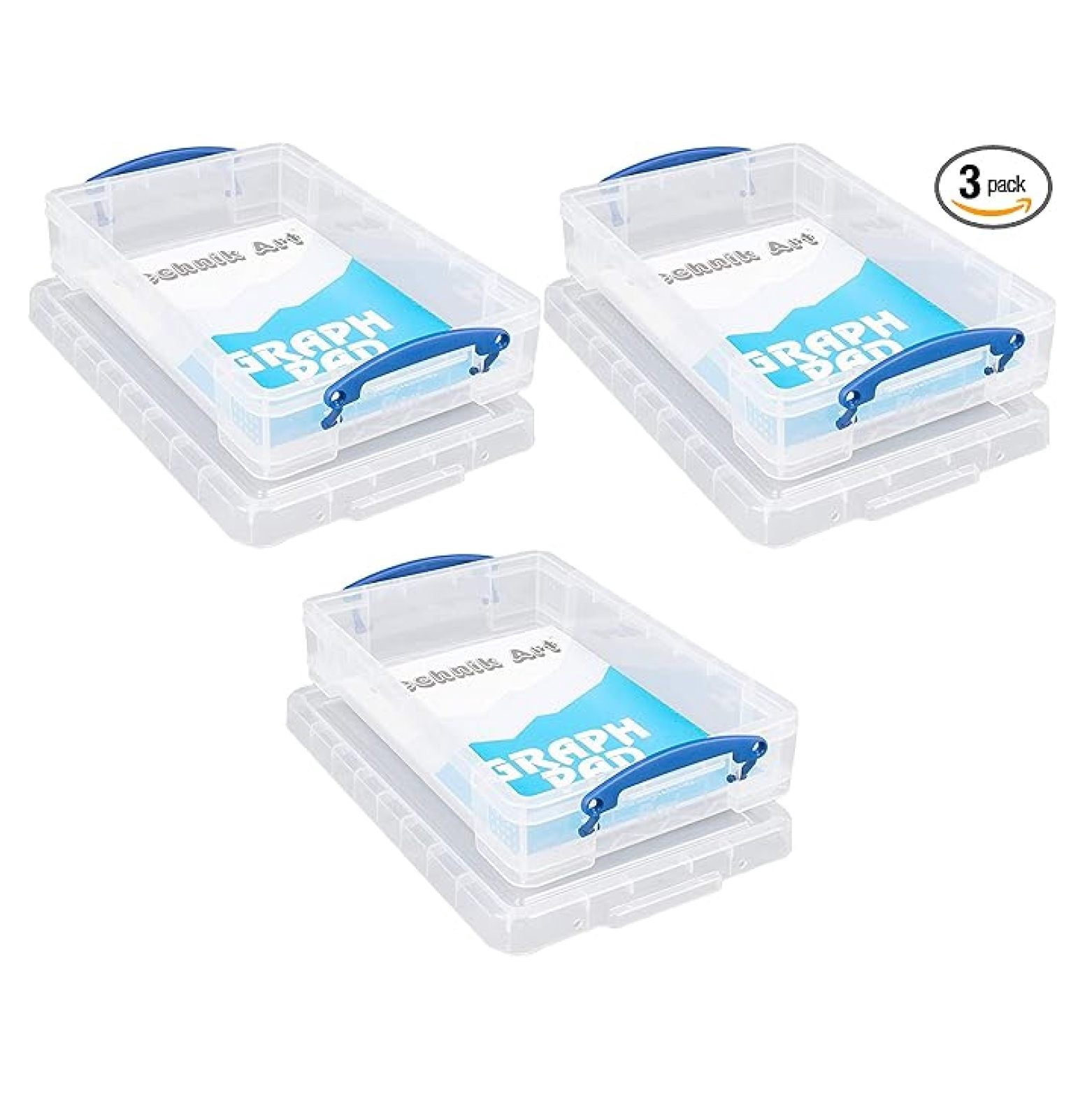 Really Useful Box Plastic Storage Box, 4 Liters, 14 5/8" x 10 1/4" x 3 ...