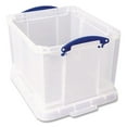 Really Useful Box 32CL Stackable File Box Legal Files, Clear & Blue ...