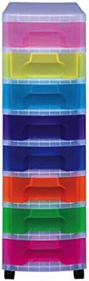 Really Useful Box Tower Drawer 8 Drawers Clear Rainbow - Walmart.com