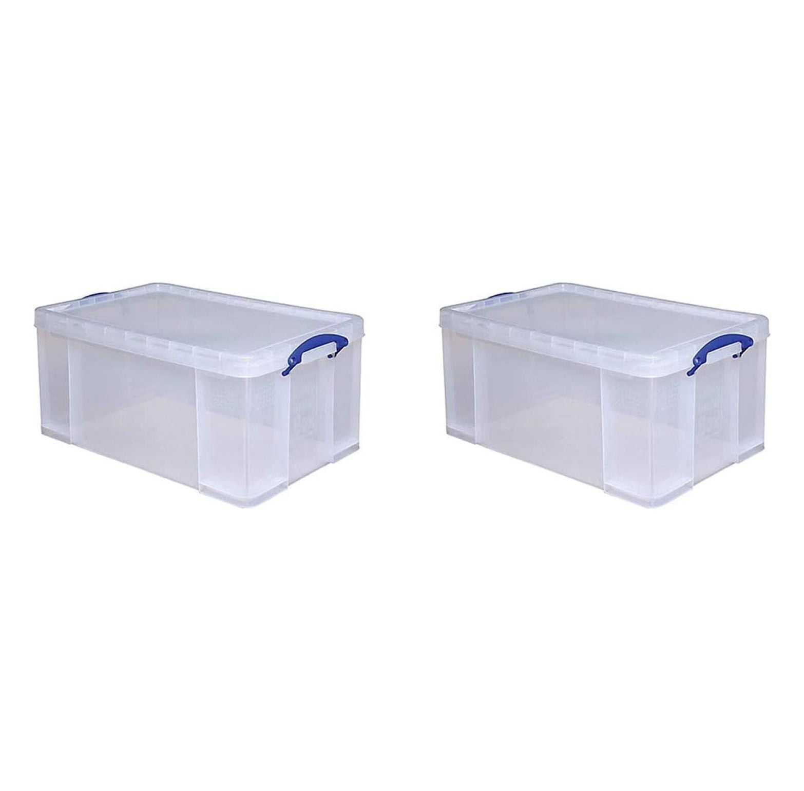 Really Useful Clear Transparent Plastic Storage Box, 64 Liters Features ...