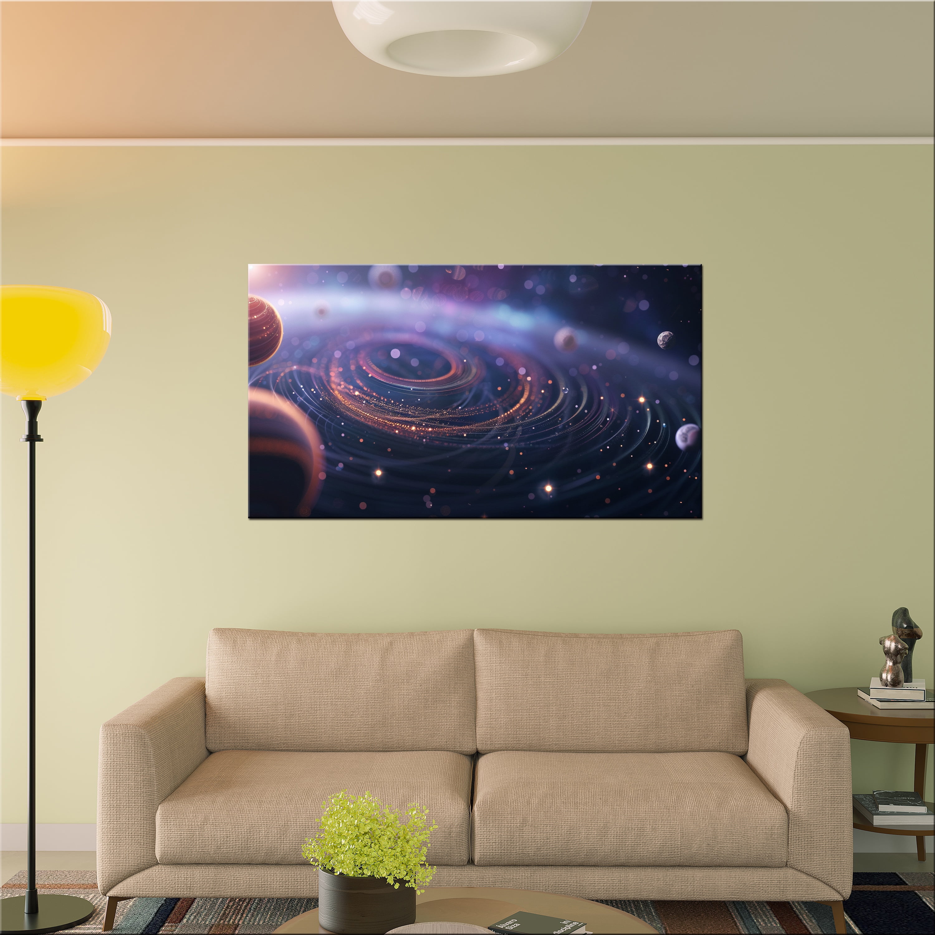 Realm of the Universe- Cosmic Vortex Wall Art (16 "x24" Customizable ...