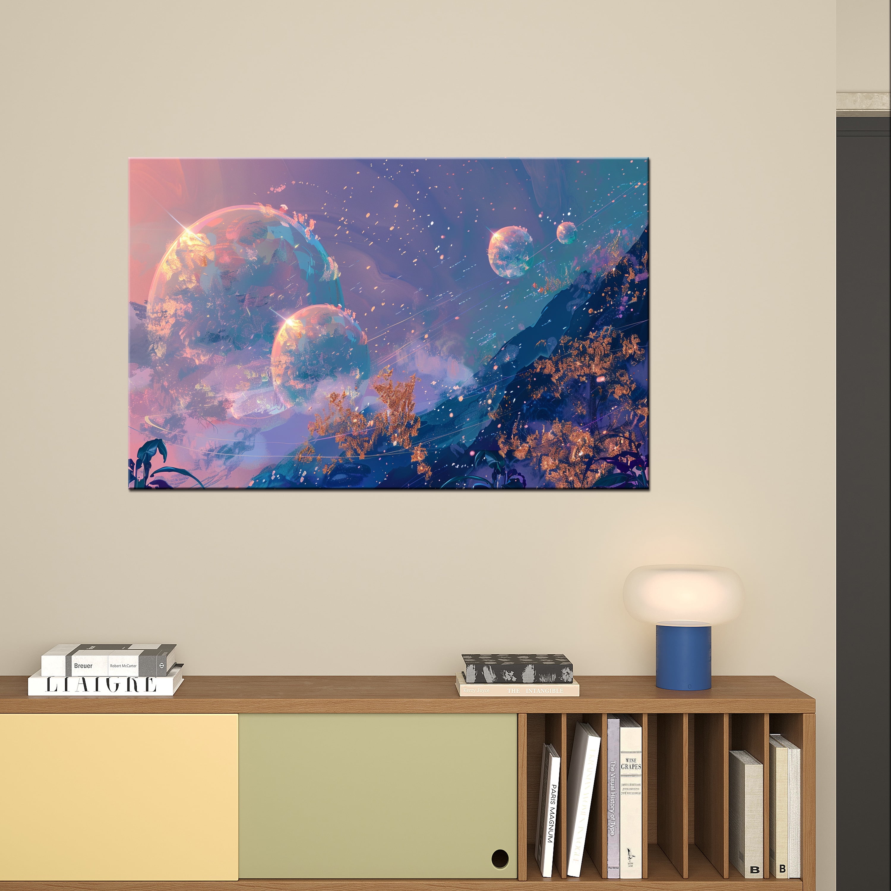 Realm of the Universe- Fantasy Planet Wall Art (16 "x24" Customizable ...