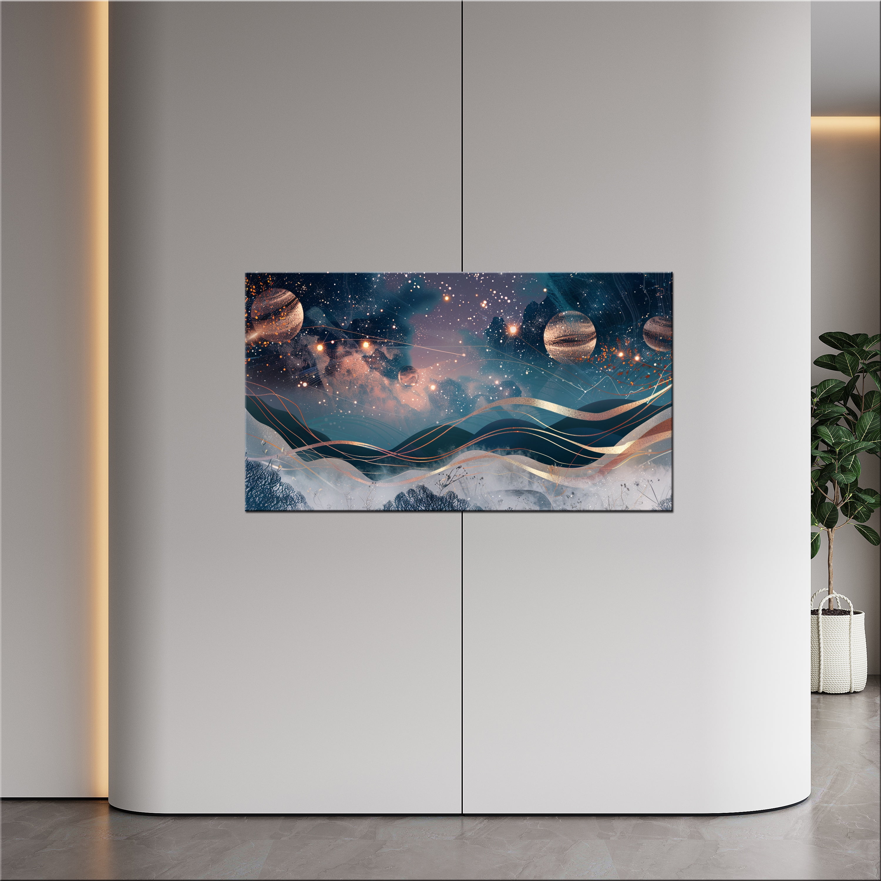 Realm of the Universe- Hoshino Nature Wall Art (16 "x24" Customizable ...