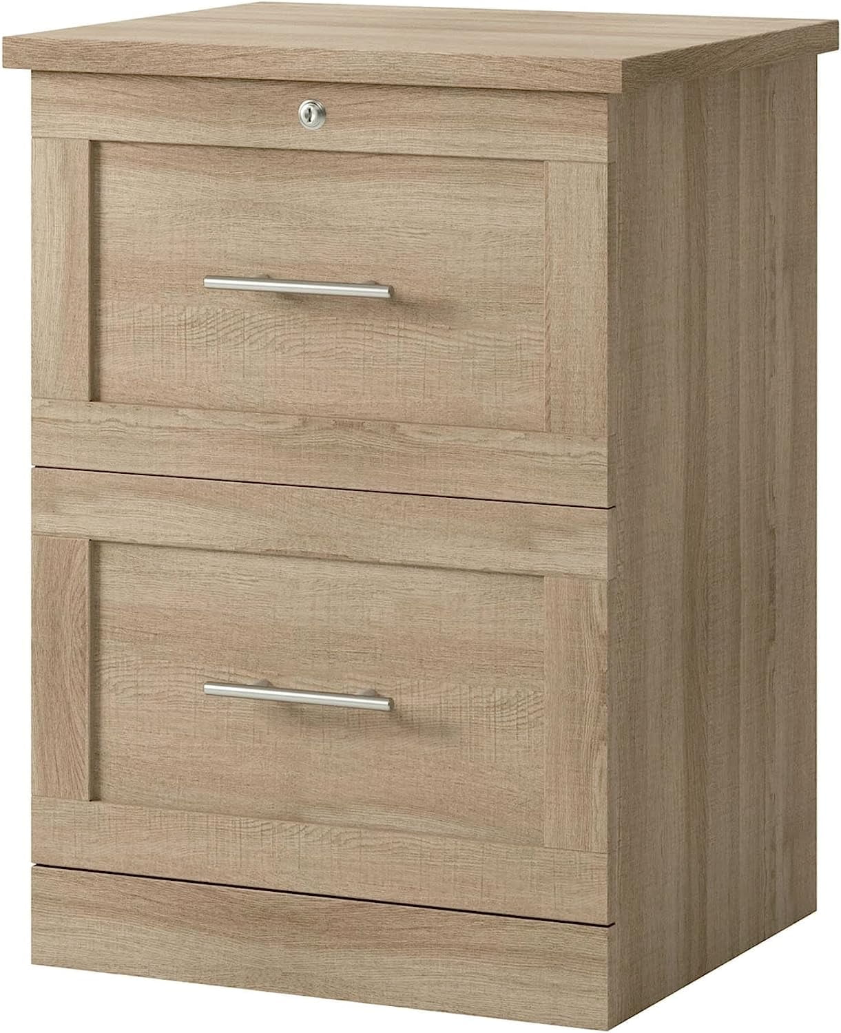 Realspace 17" D Vertical 2-Drawer File Cabinet, Spring Oak - Walmart ...