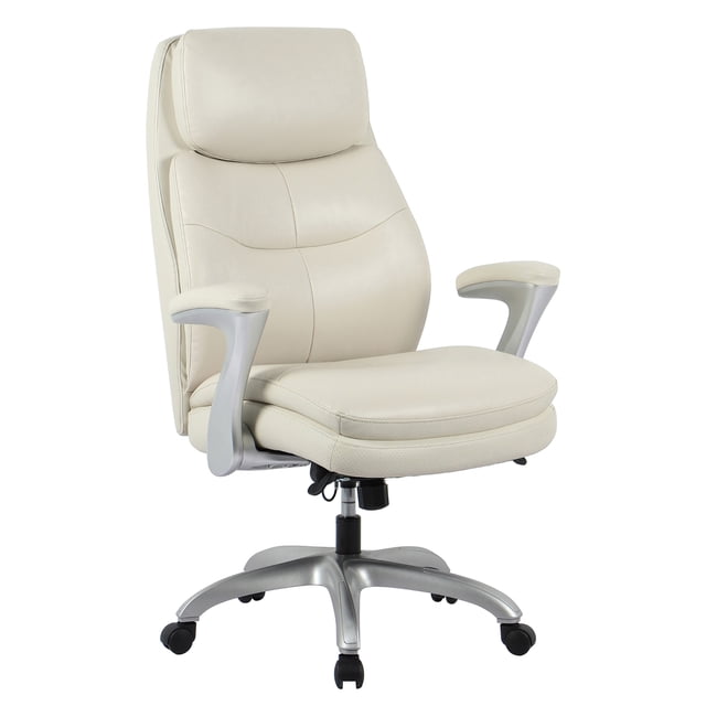 Realspace® Everton Ergonomic Vegan Leather High-Back Executive Chair ...