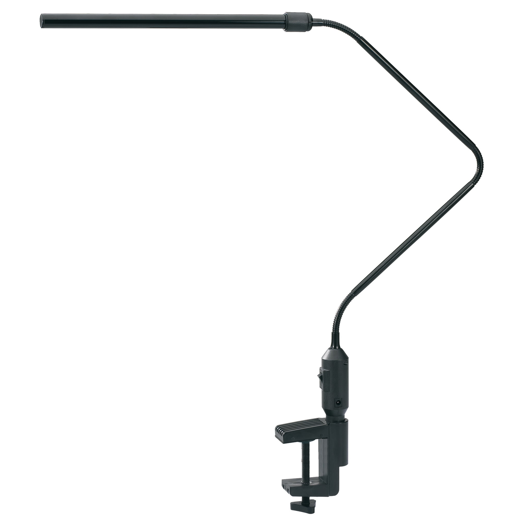 Realspace™ LED Gooseneck Lamp, Adjustable, 22-1/2"H, Black - Walmart.com