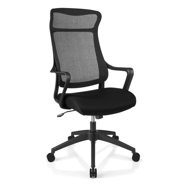 Realspace Lenzer Ergonomic Task Chair with Armrests & Wheels, High-Back ...