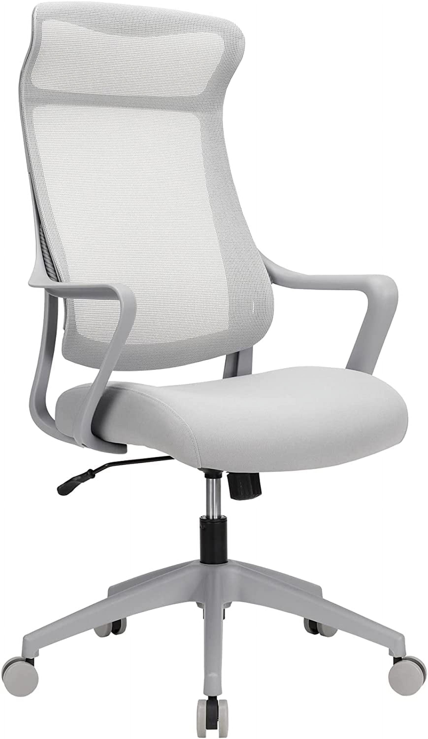 Realspace® Lenzer Mesh High-Back Task Office Chair, Gray, BIFMA ...