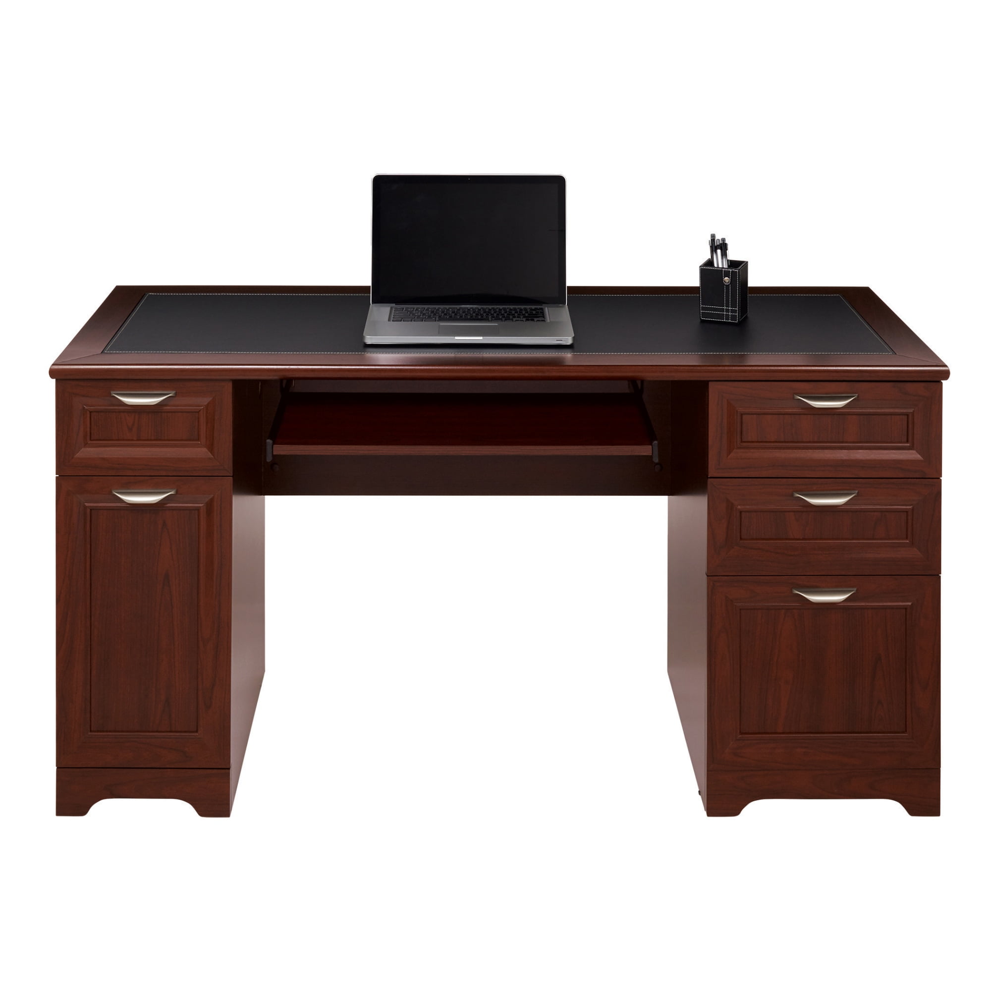 Magellan Cherry Desk - Office retail counters - Walmart Business Supplies