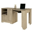 Realspace® Magellan 60"W Corner Computer Desk, Blonde Ash - Walmart.com