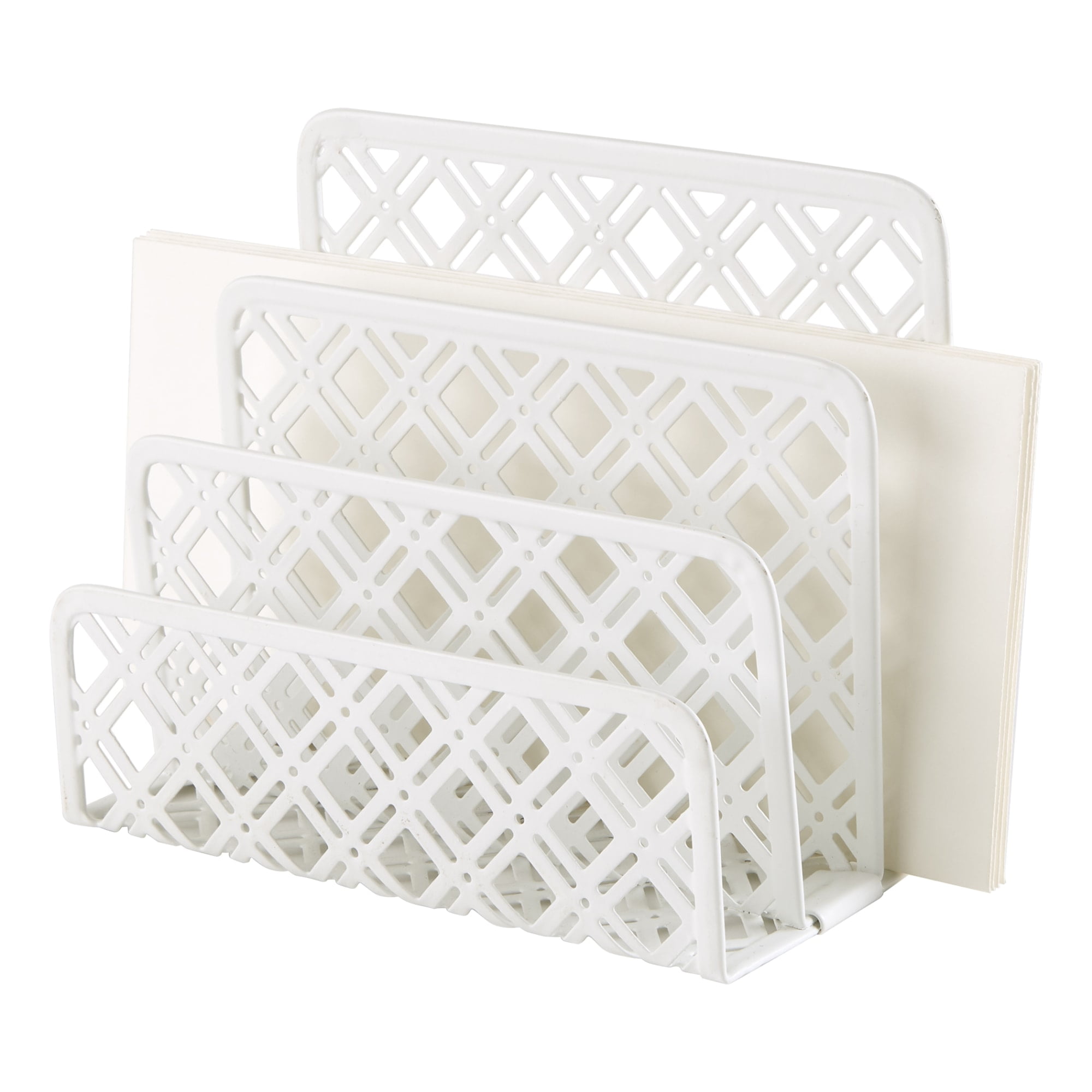 Realspace® Streya Cut-Metal Letter Sorter, 5-1/2"H x 6-7/8"W x 3-3/8"D ...