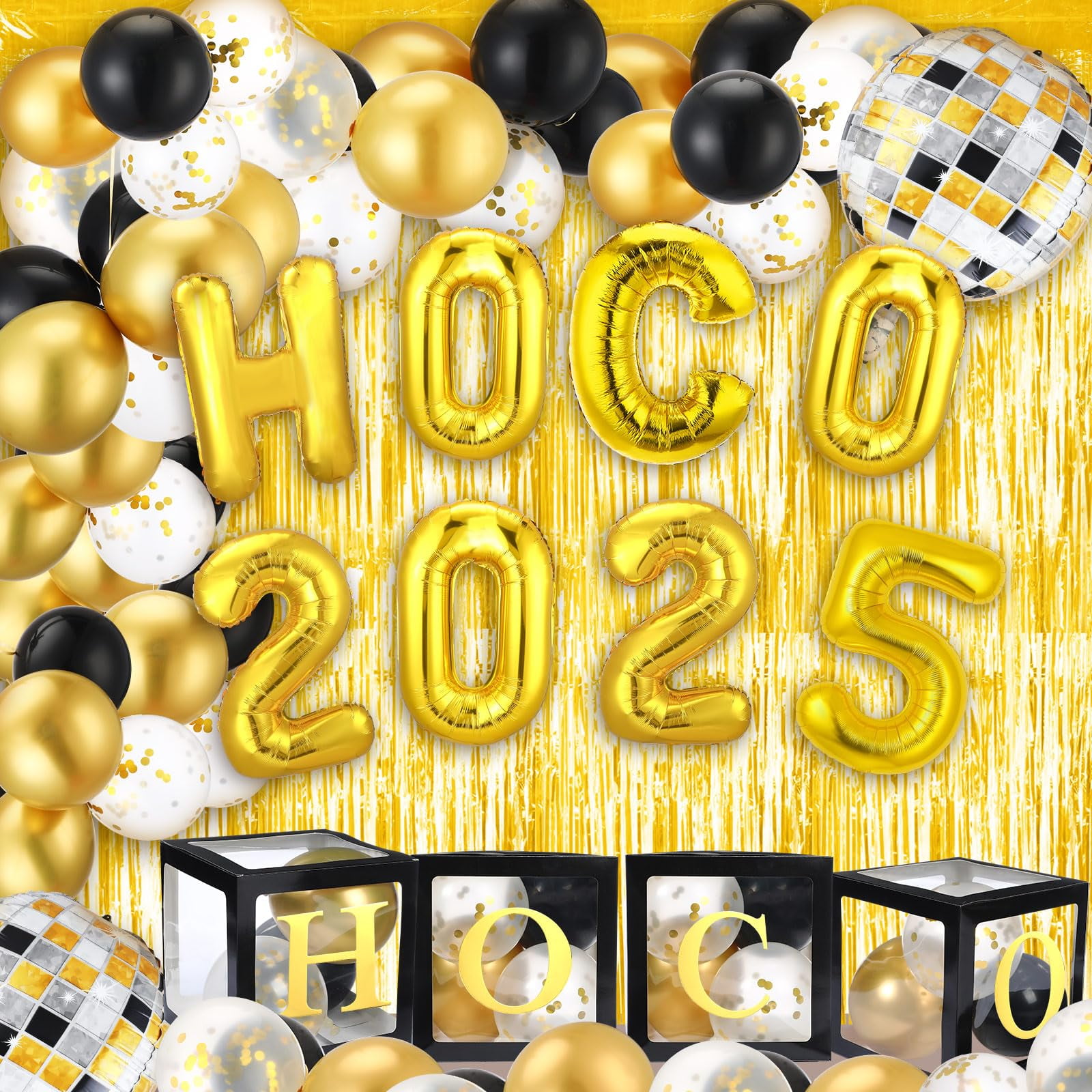 Realspring 87 Pcs Hoco Decorations for Party 2025 Party Supplies Hoco ...