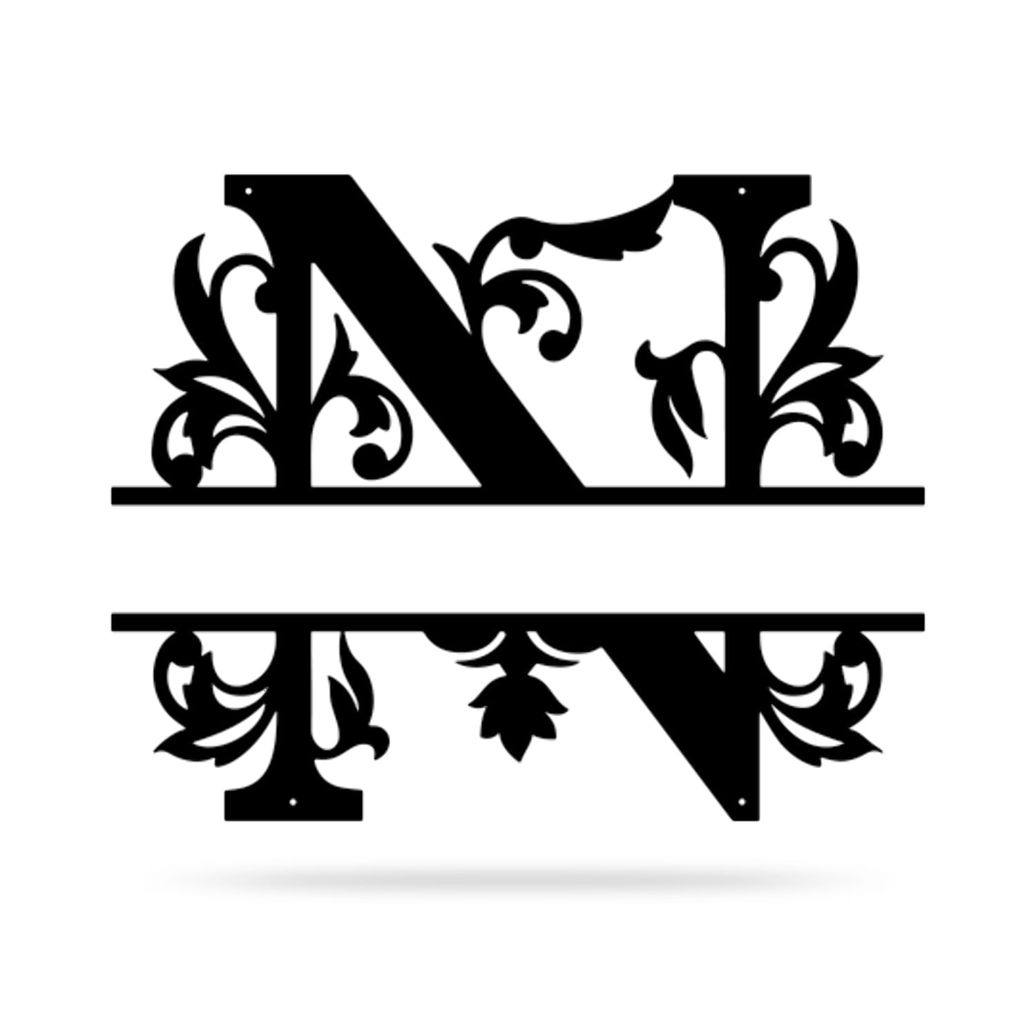 Realsteel's Personalized Split Letter Monogram - Custom Metal Name Wall ...