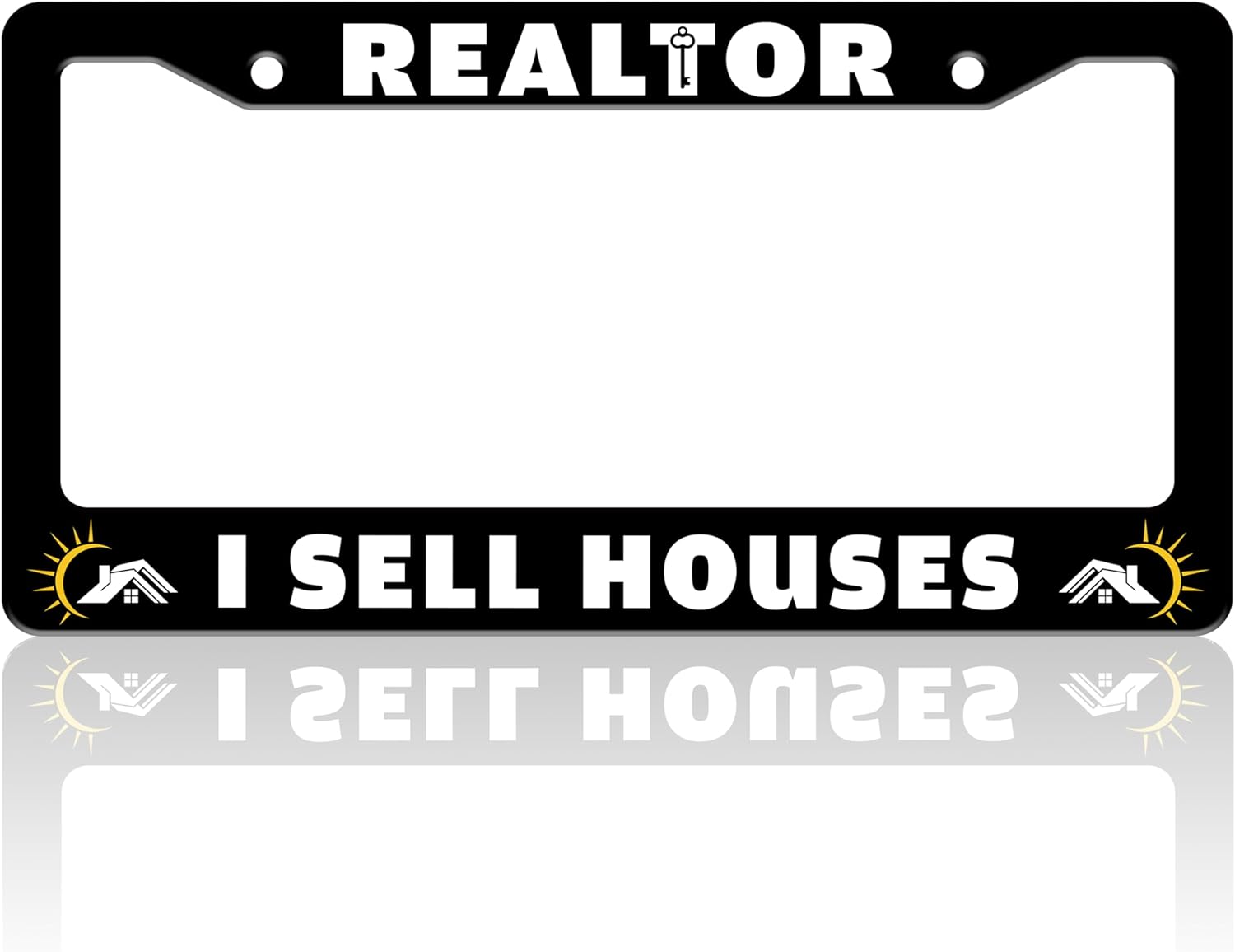 Realtor I Sell Houses License Plate Frame Funny House License Plate ...