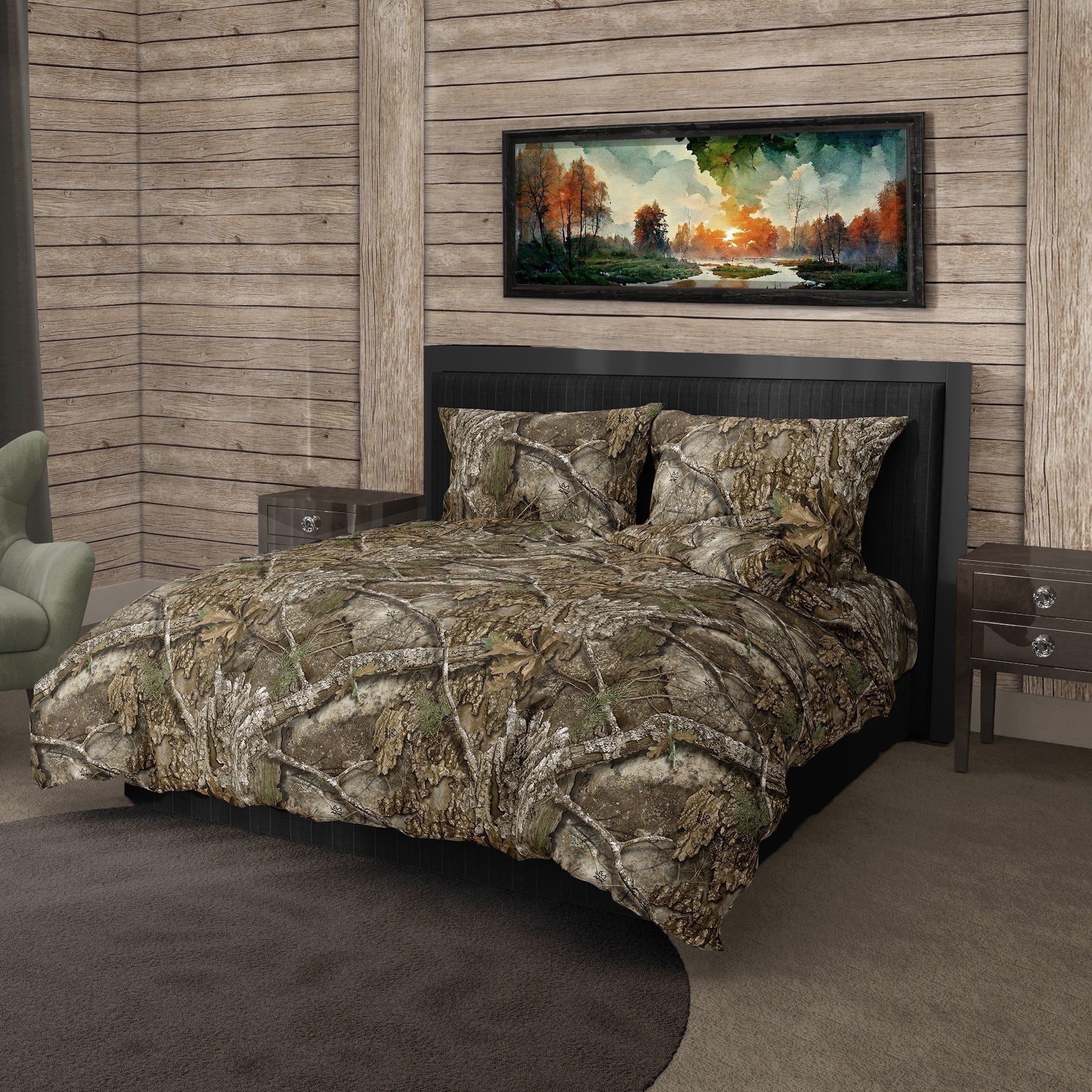 Realtree 5 Piece Full Bed In Bag Bedding Set, APX - Walmart.com