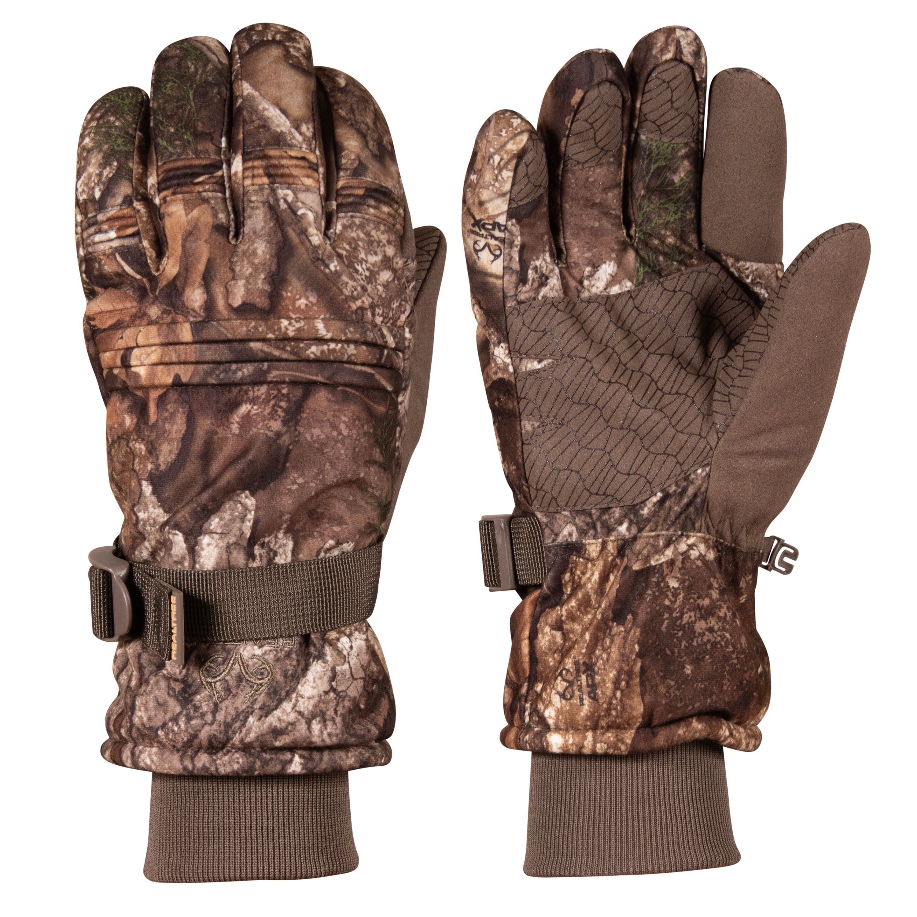 Realtree APX Heavyweight Hunting Gloves - Waterproof, Windproof ...