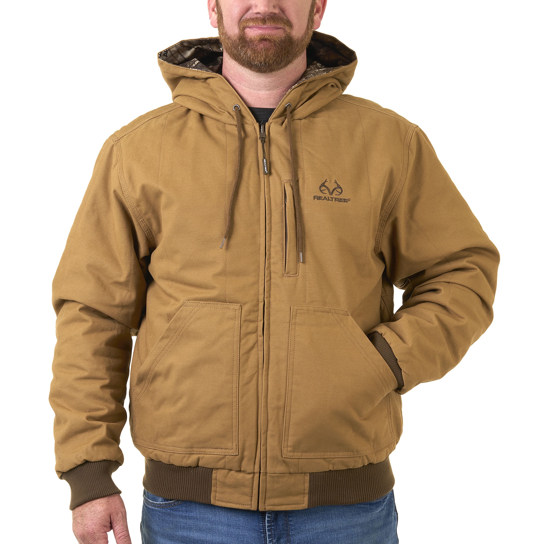 Realtree APX Men's Reversible Work to Hunt Jacket, Bomber, Sizes S-3XL ...