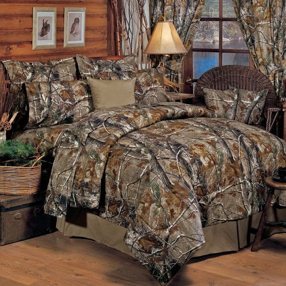 Realtree All Purpose Camo Comforter Set 3 Piece Camouflage Bedding ...