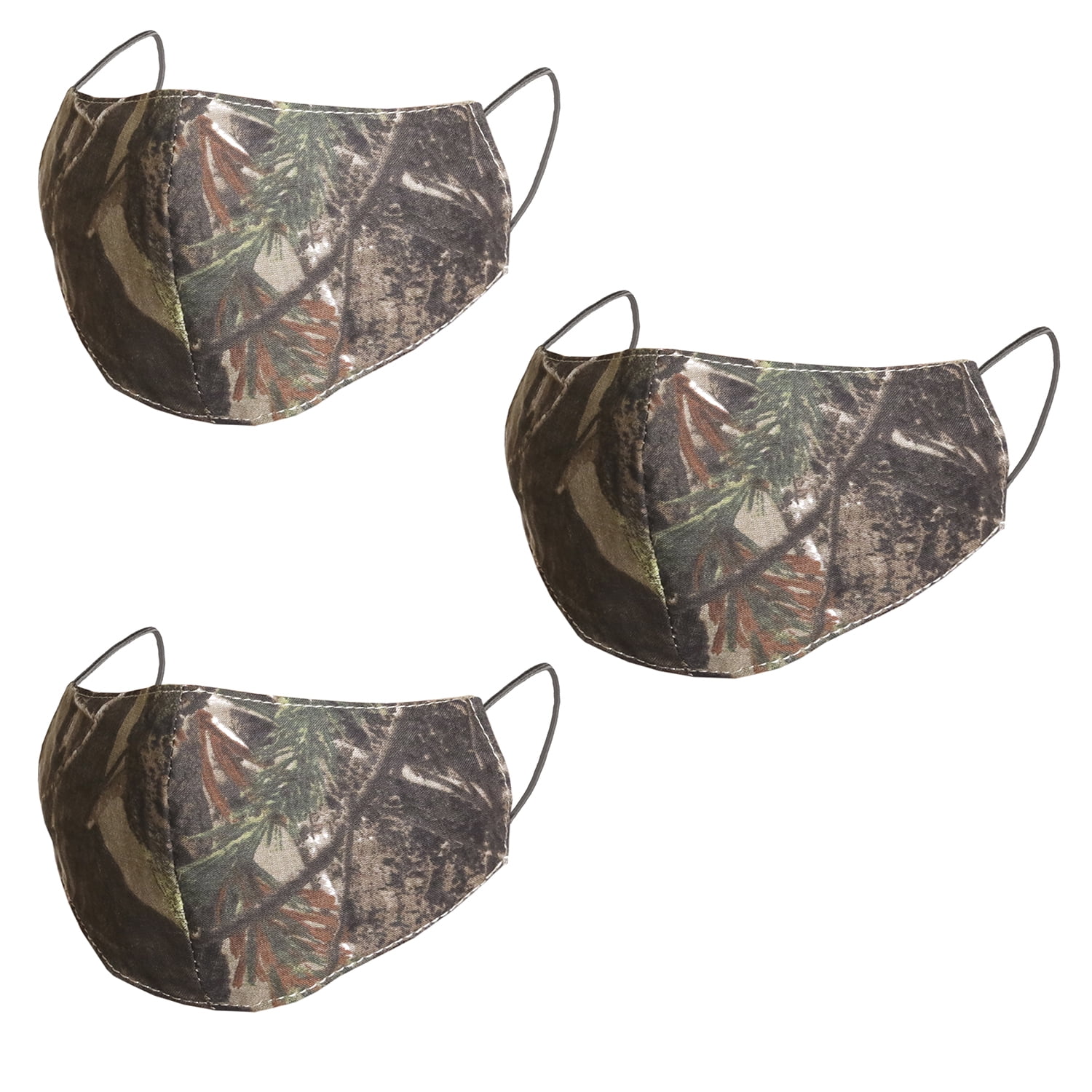 Realtree All Purpose Mask 7"x4.5" Pack of 3 Reusable Super Soft Chief ...