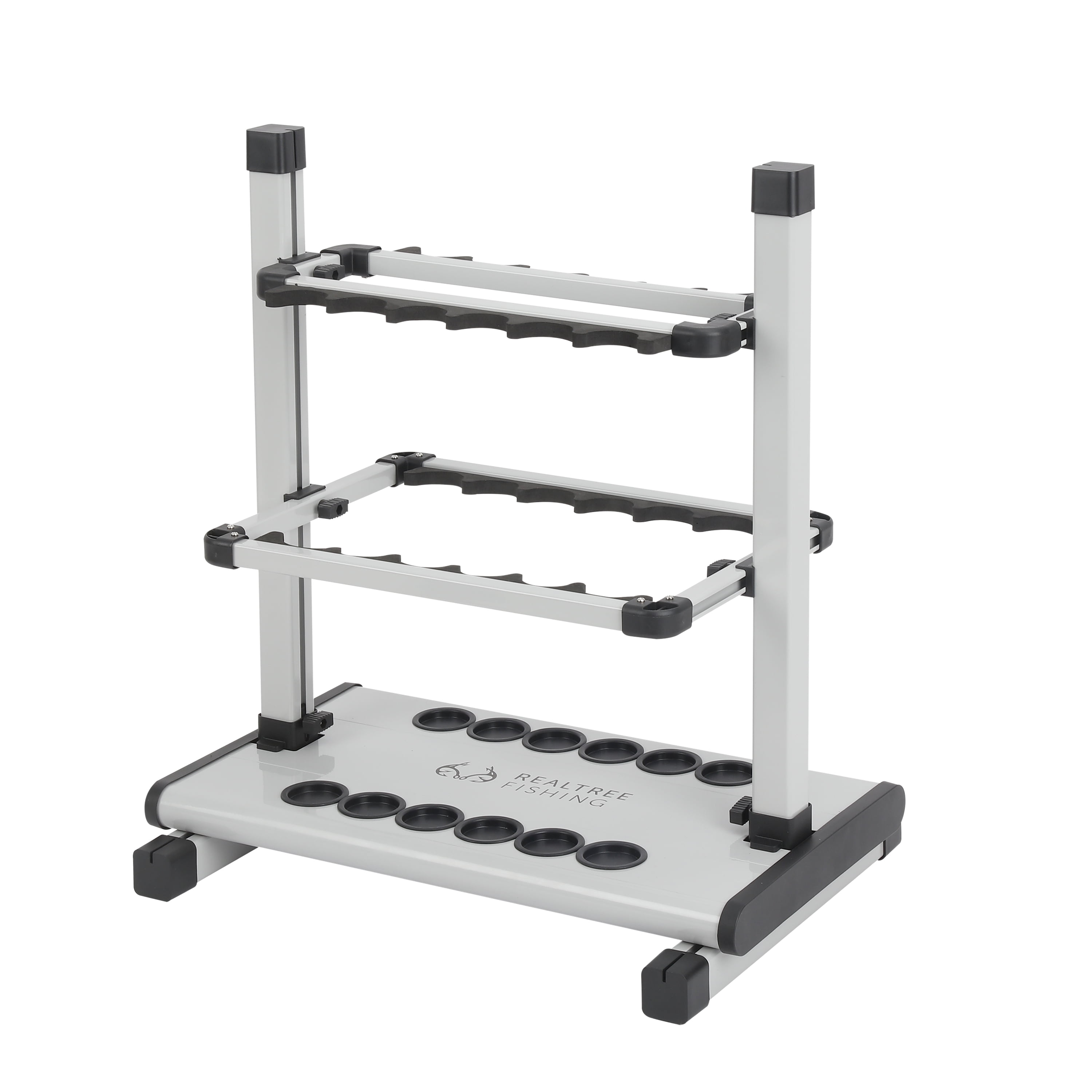Realtree Aluminum 12 Rod Fishing Storage Rack - Walmart.com