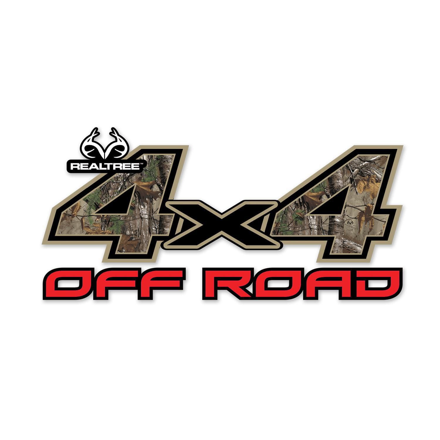 Realtree Camo Graphics 4X4 Off Road Contour-Cut Decal in Realtree XTRA ... Realtree Camo Graphics 4X4 Off Road Contour-Cut Decal in Realtree XTRA ...