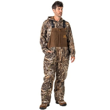 MidwayUSA Men's Duck Creek Waterfowl Bibs Realtree Max-7 Camo XL Tall ...