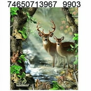 Elizabeth's Studio Fabrics Whitetails by Darrell Bush Deer on the Farm ...