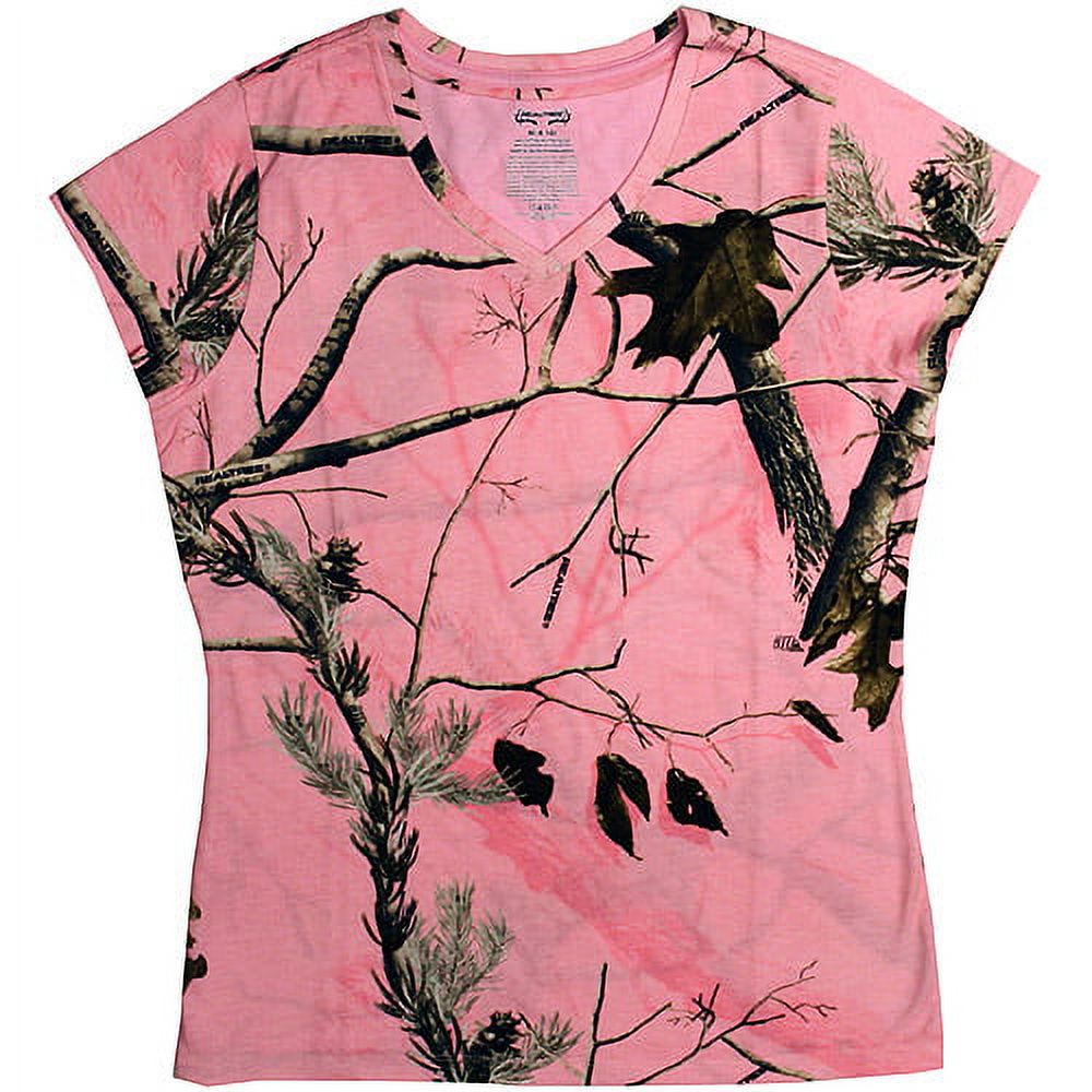 Realtree Women's Short-Sleeve Knit T-Shirt - Comfortable & Stylish ...