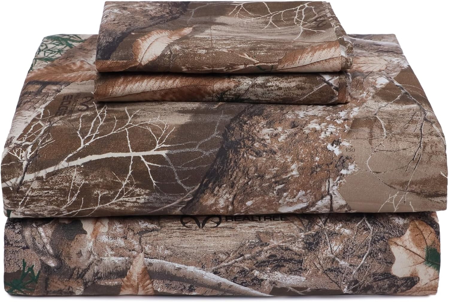 Realtree Edge 4-Piece Camo Bed Fitted King Sheet Set in Super Soft ...