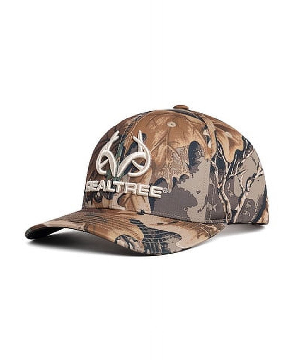 Realtree Embroidered Logo 6 Panel Hat | Advantage Classic Camo for ...