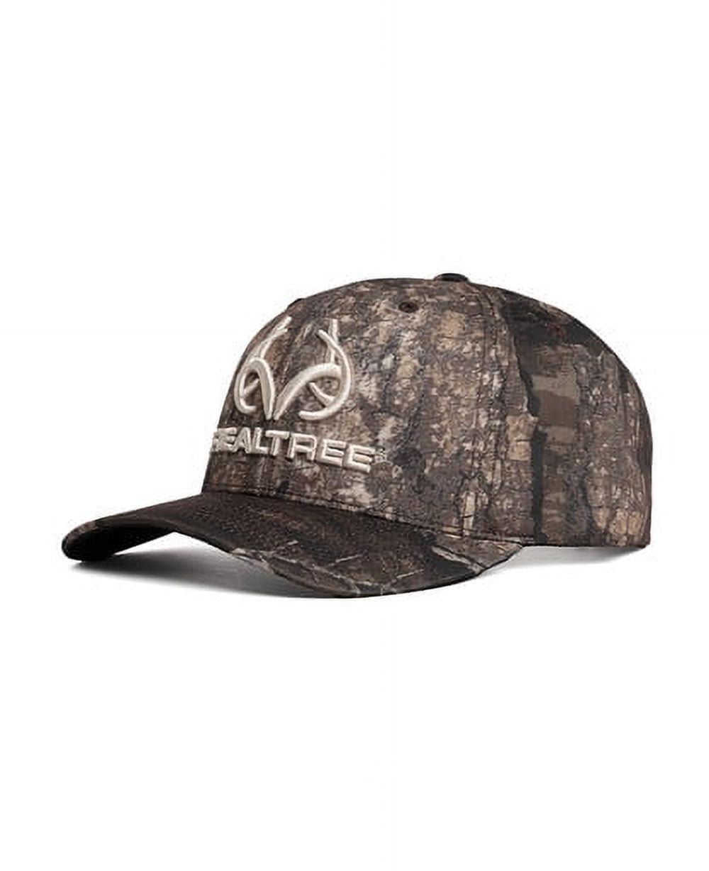 Realtree Embroidered Logo 6 Panel Hat | Timber - Walmart.com