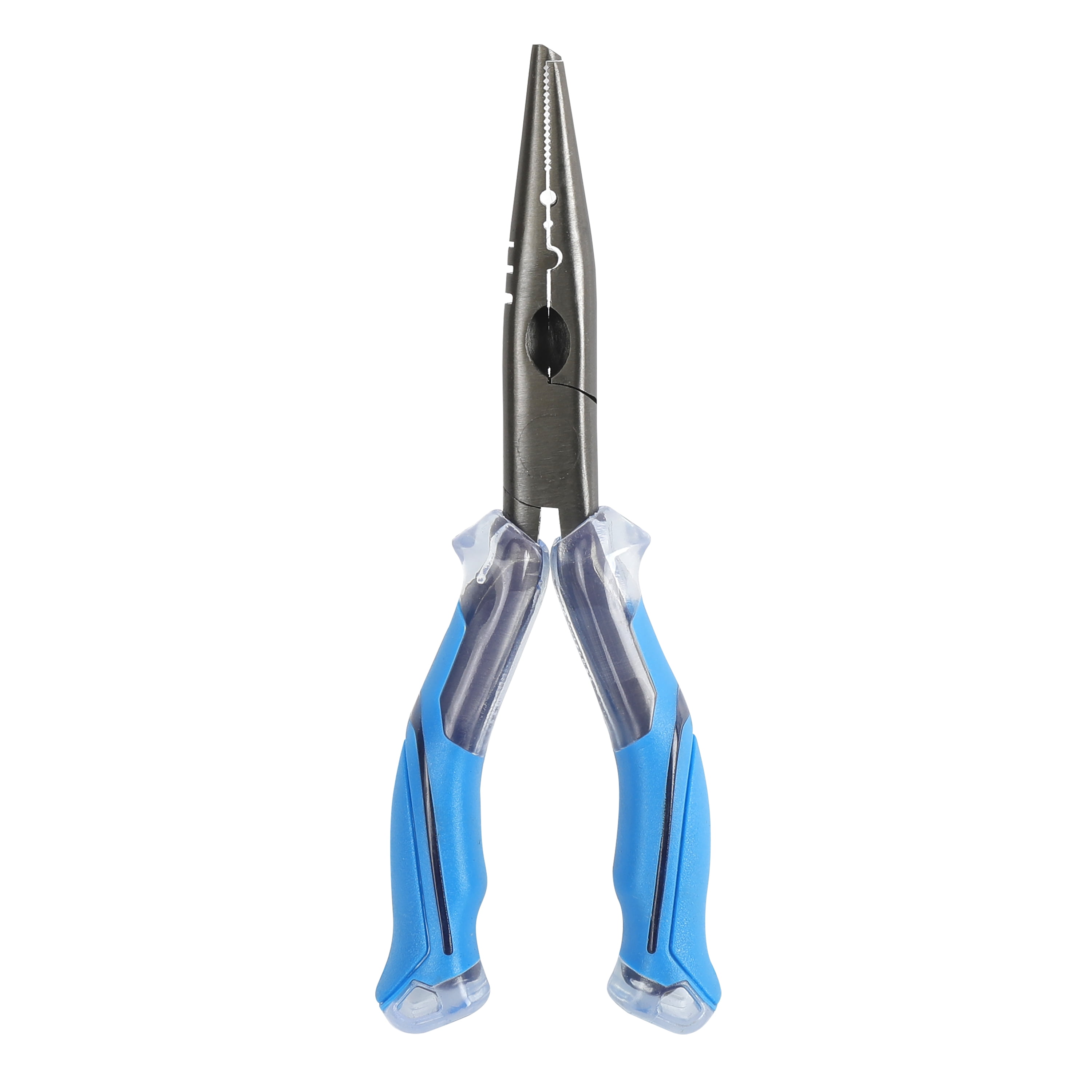 Realtree Fishing 6-inch Long Nose Fishing Pliers, Full-Tang Titanium ...