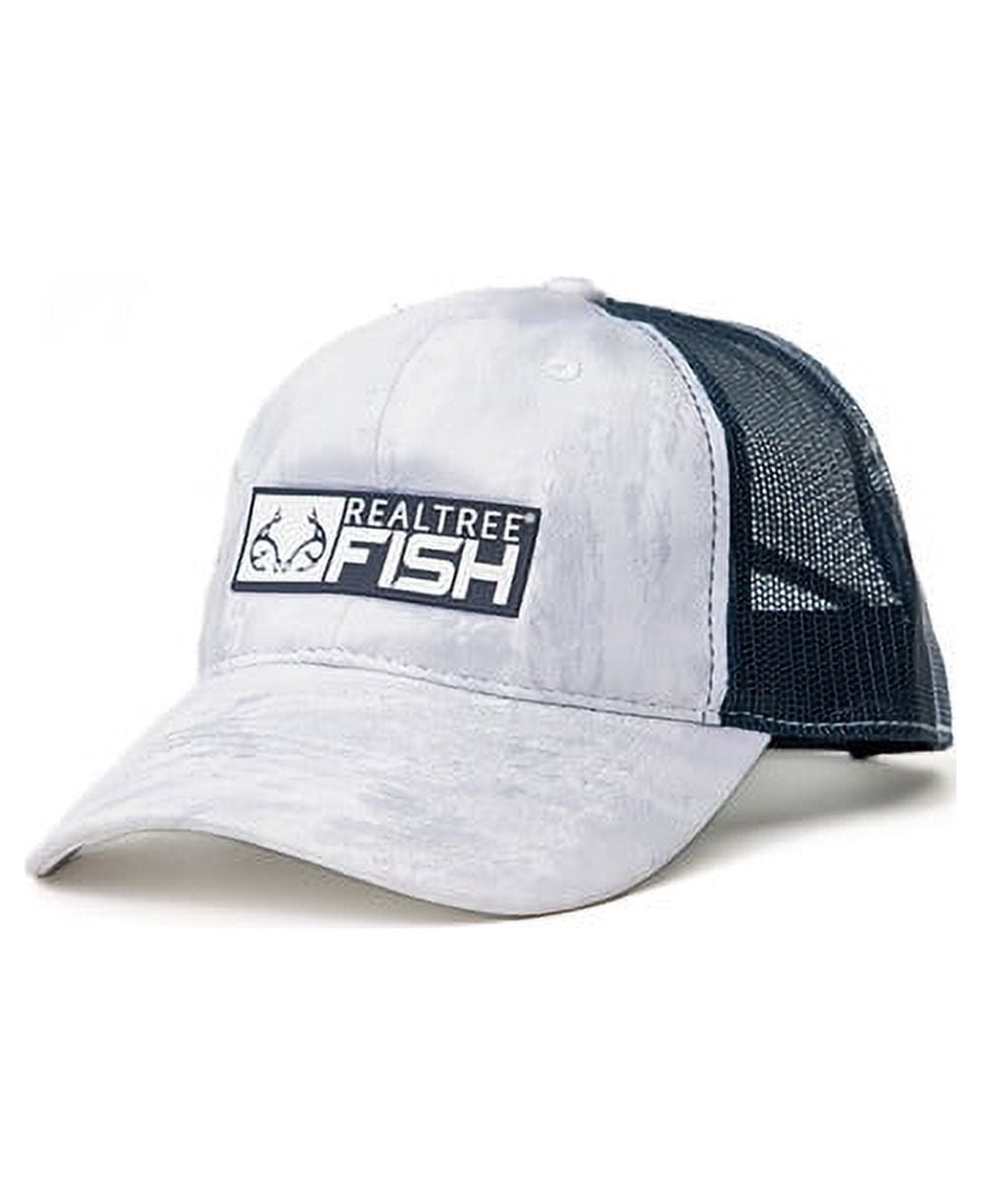 Realtree Fishing Camo Mesh Back Green Hat Unconstructed Soft Cap ...