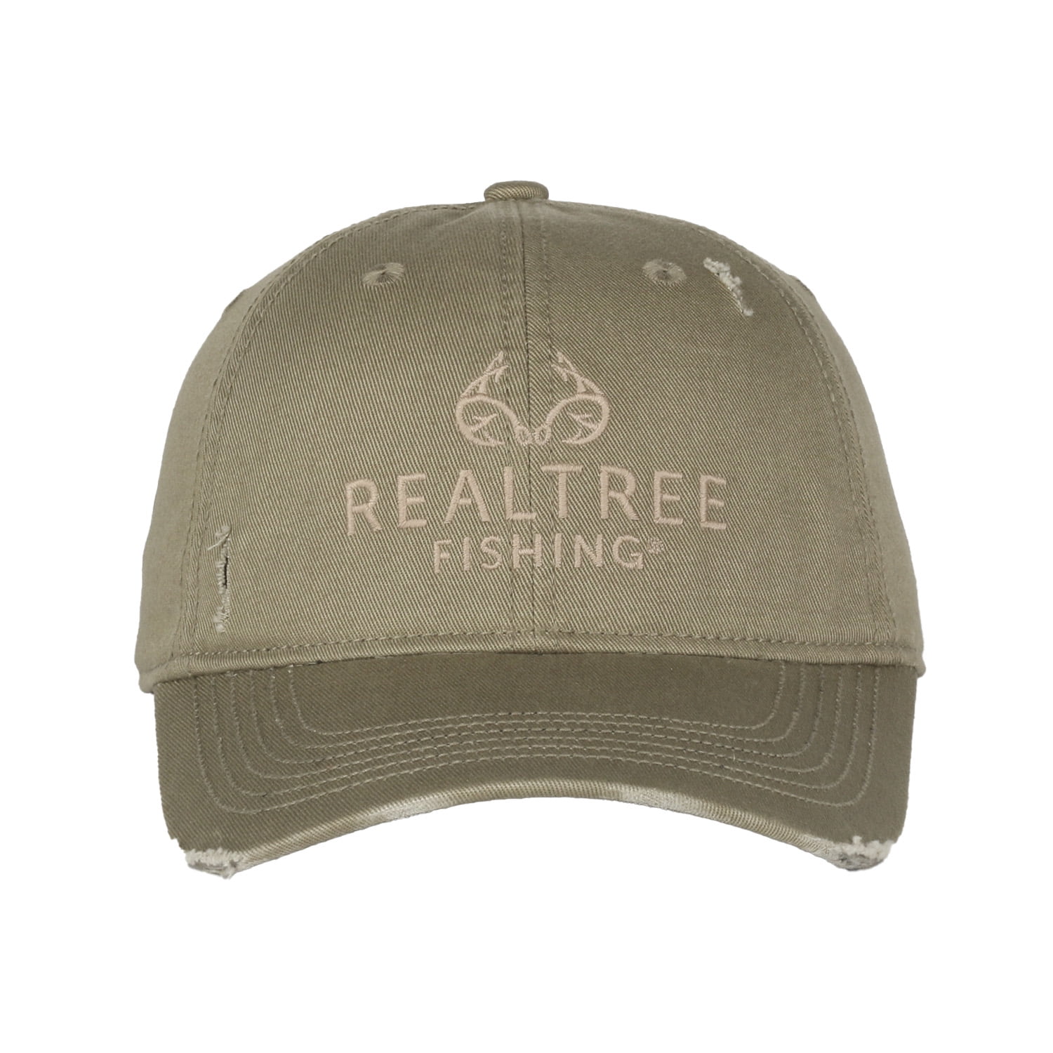 Realtree Fishing Logo, Low Profile, Frayed Visor, Snapback Cap ...