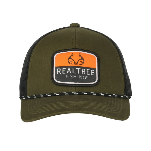 Realtree Fishing Logo Meshback Trucker Cap - Walmart.com