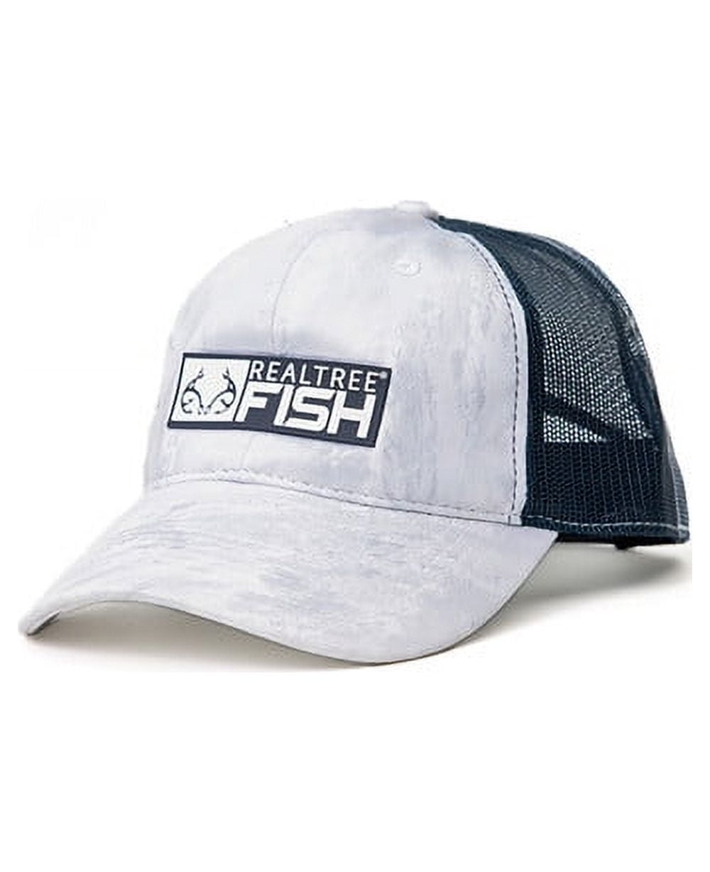 Realtree Fishing Mesh Back Hat, White, Aspect Pattern - Walmart.com