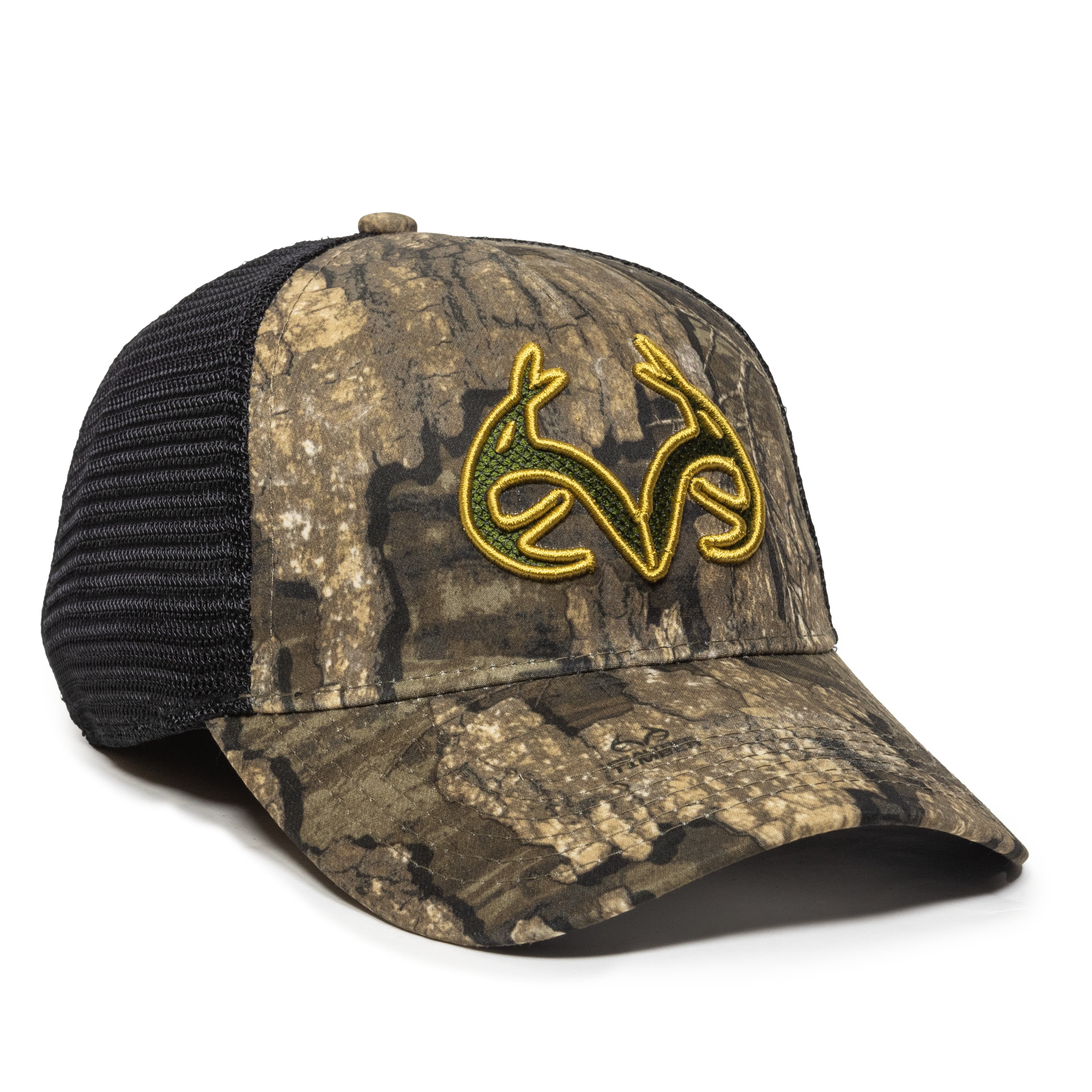 Realtree Hunting Structured Baseball Style Hat, Timber Camo, Large ...