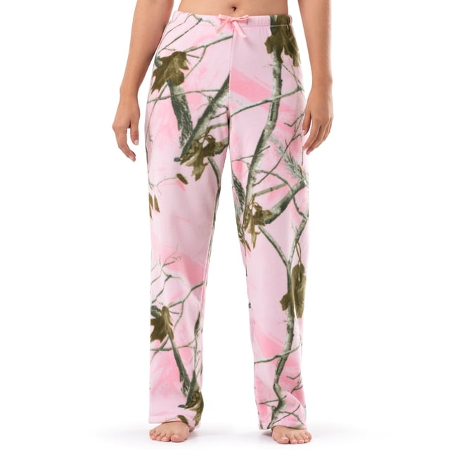 Realtree Ladies Microfleece Camo Sleep Pants - Soft & Cozy Hunting ...