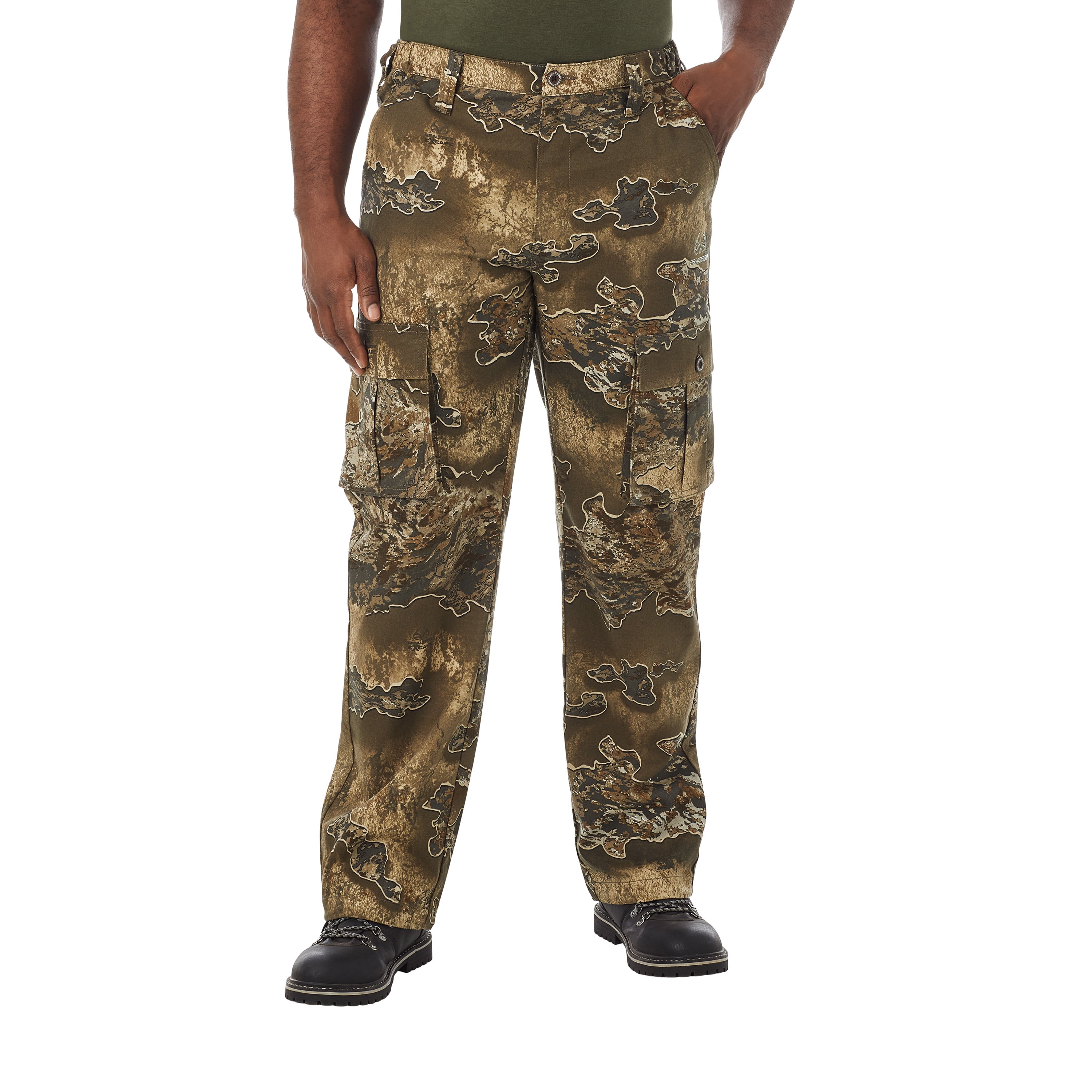 Realtree Men's 6-Pocket Cargo Hunting Pant, Realtree Excape, M ...