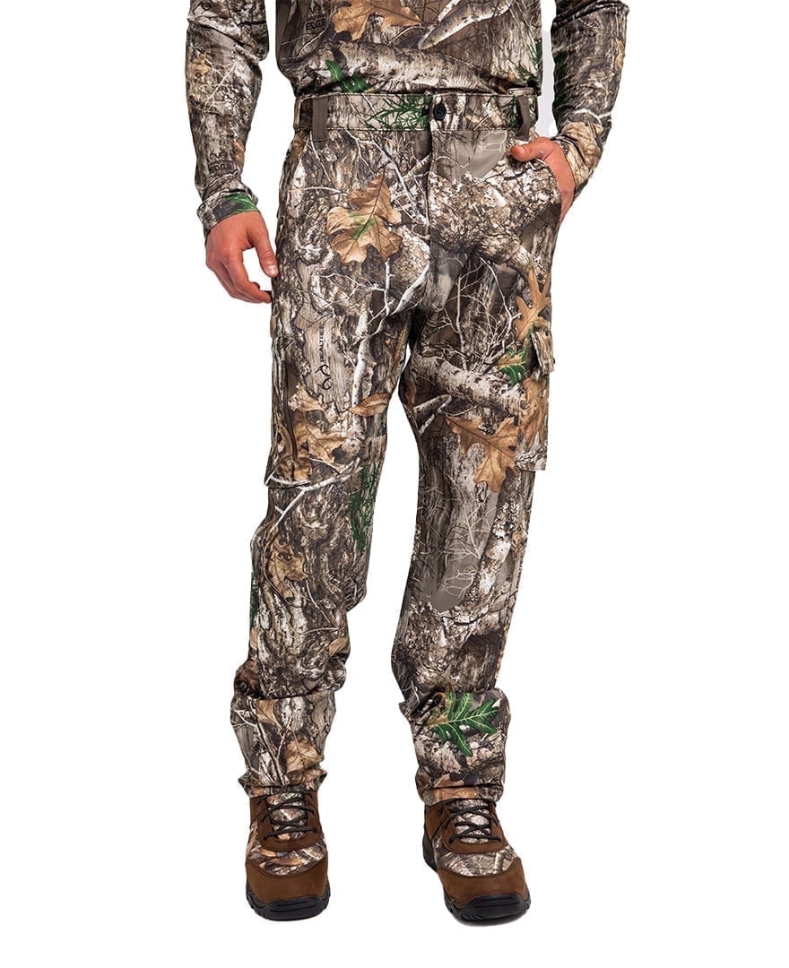 Realtree Men's All-Season Hunting Cargo Pants – EDGE Camo, Stretch ...