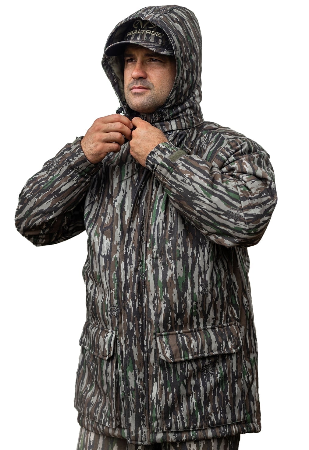 Realtree Men’s Camo Waterproof Hunting Parka - Insulated Cold Weather ...