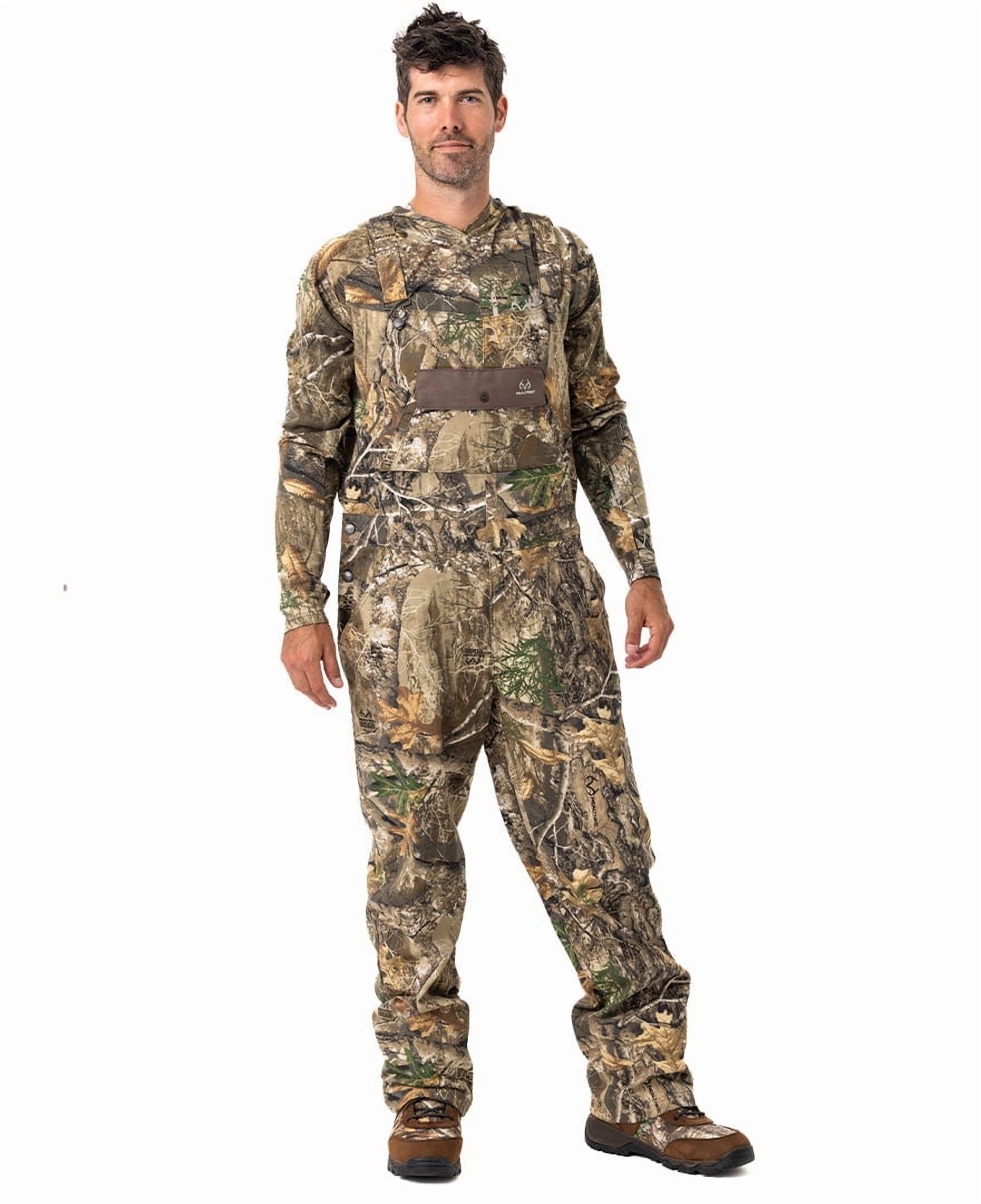 Realtree Men's EDGE Camo Hunting Cotton Bib Overall | Size XL - Walmart.com