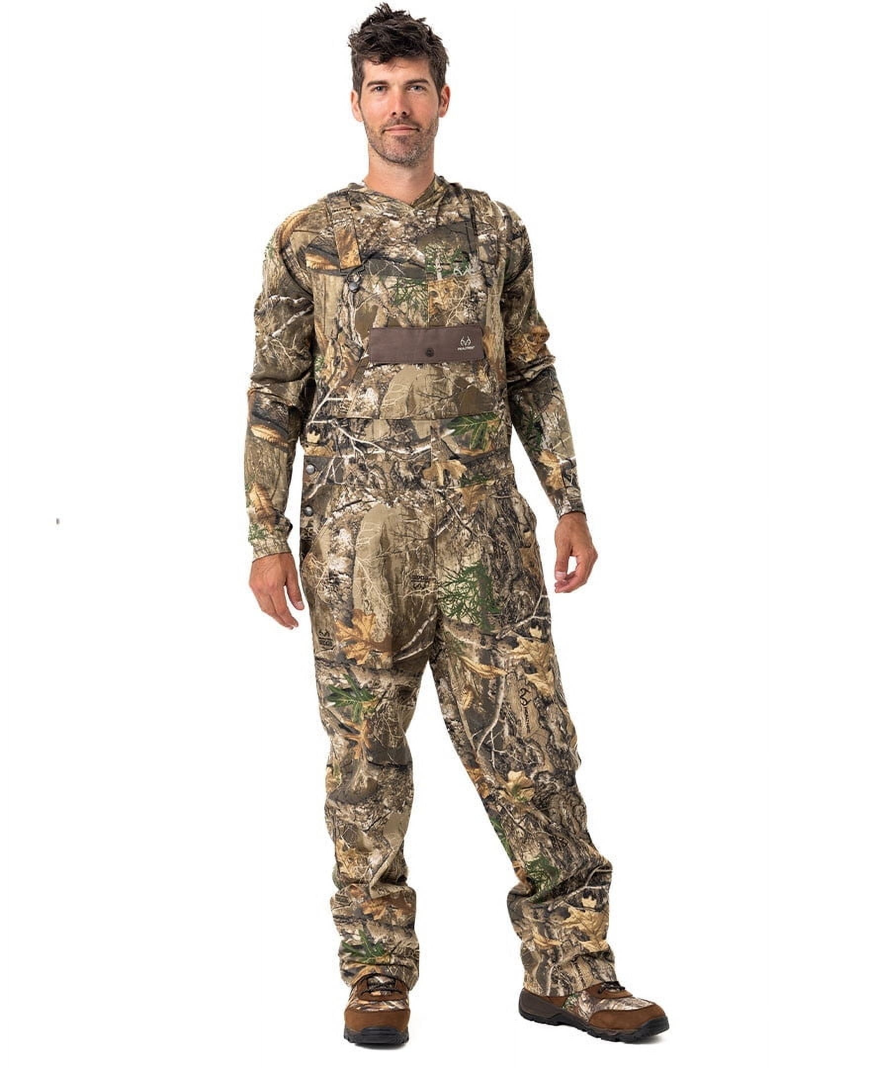 Realtree Men's EDGE Camo Hunting Cotton Bib Overall | Size XL - Walmart.com