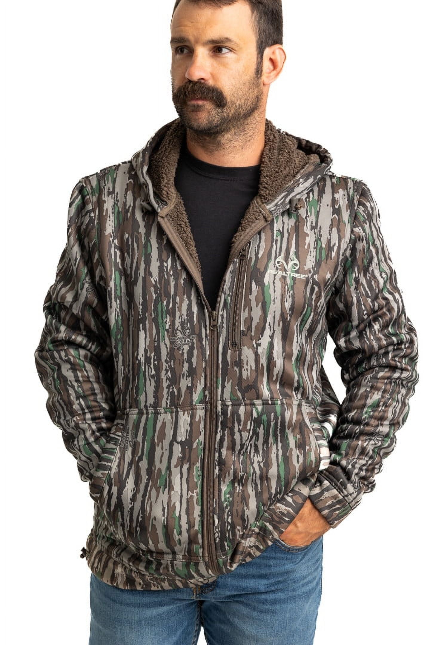 Realtree Men's High Pile Jacket | Original - Walmart.com