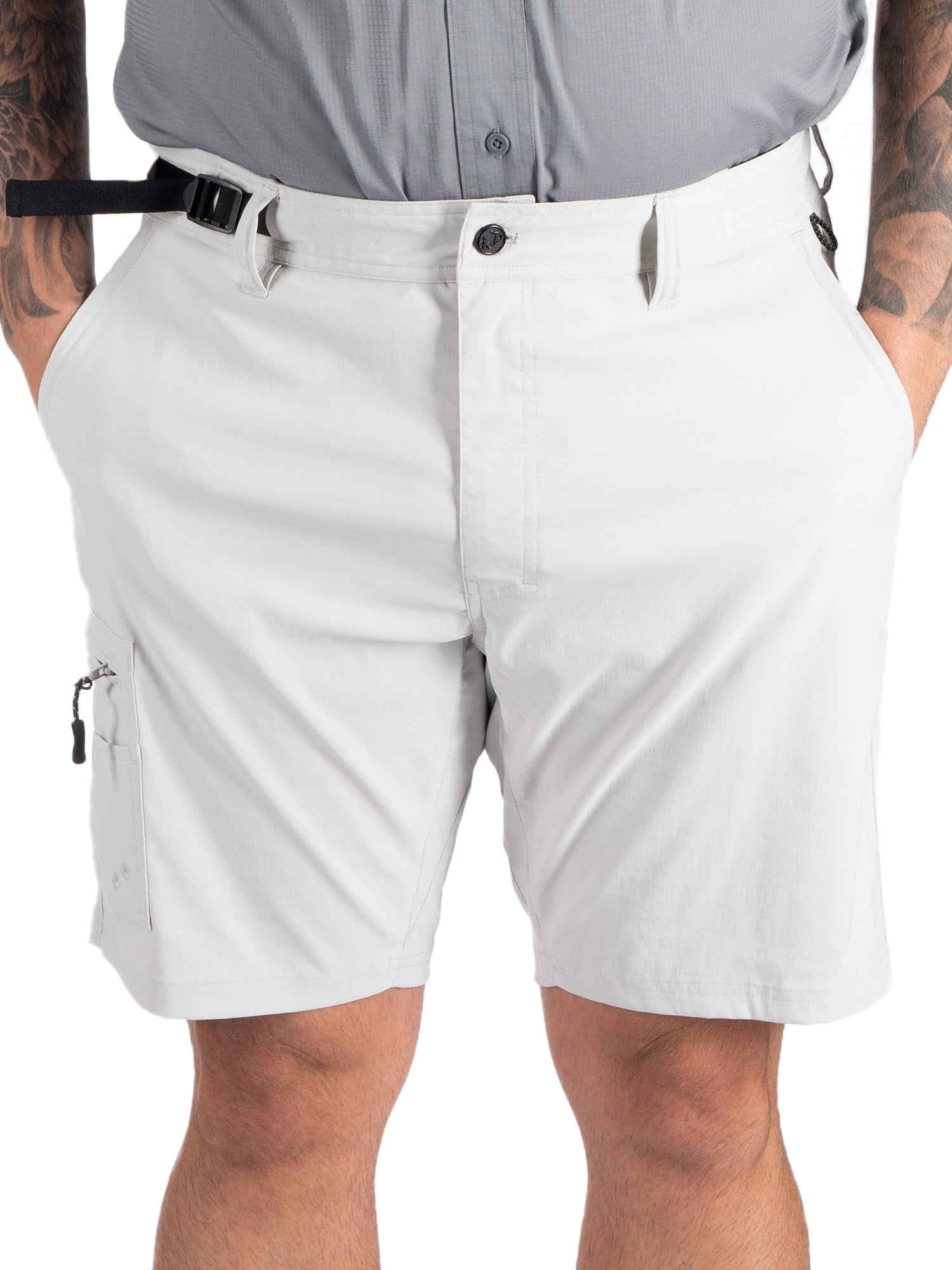 Realtree Men's Hybrid Fishing Shorts, Athletic Performance Short Pants ...