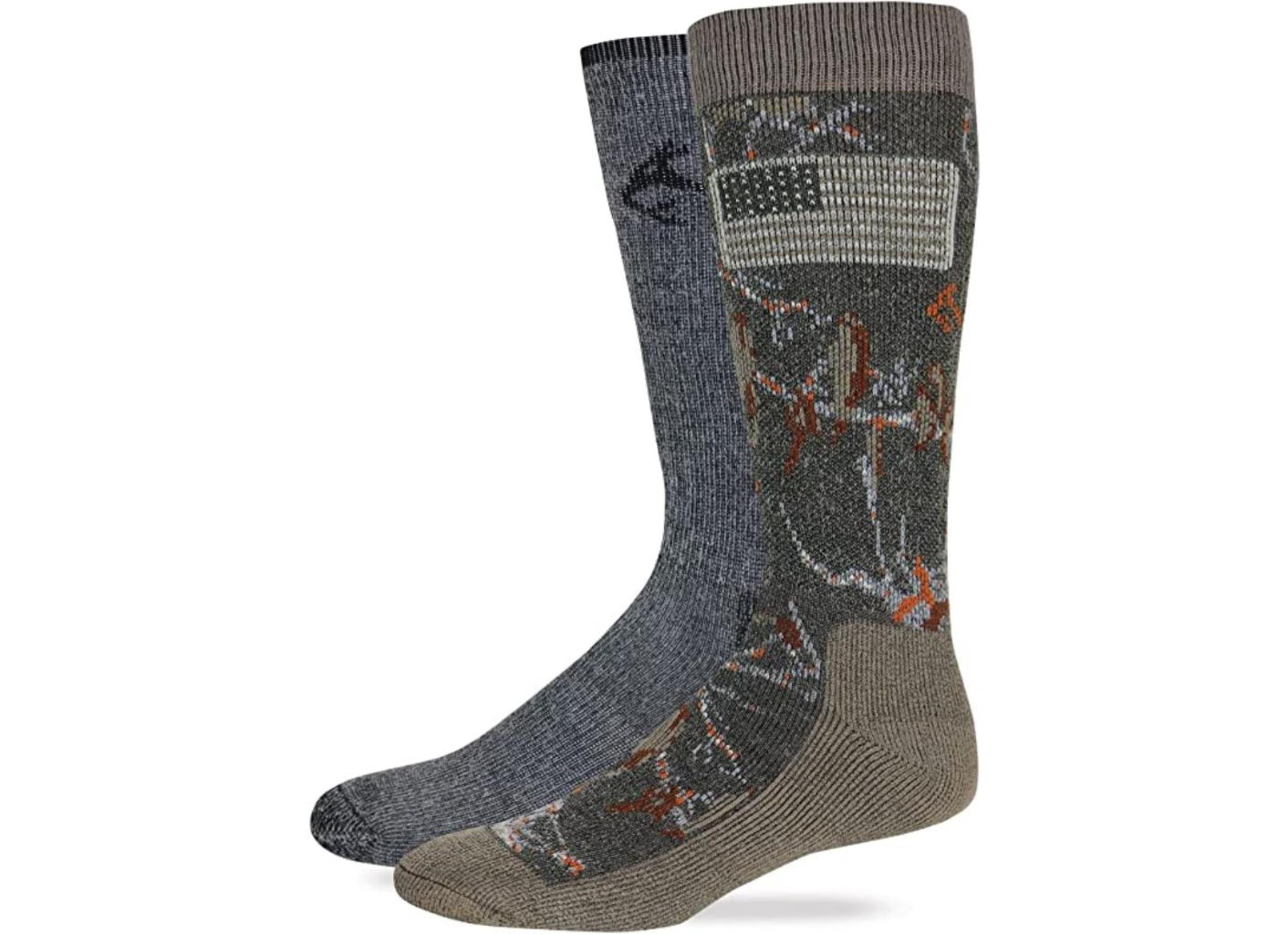 Realtree Men's Merino Wool Blend Boot Socks, 2 Pairs - Walmart.com