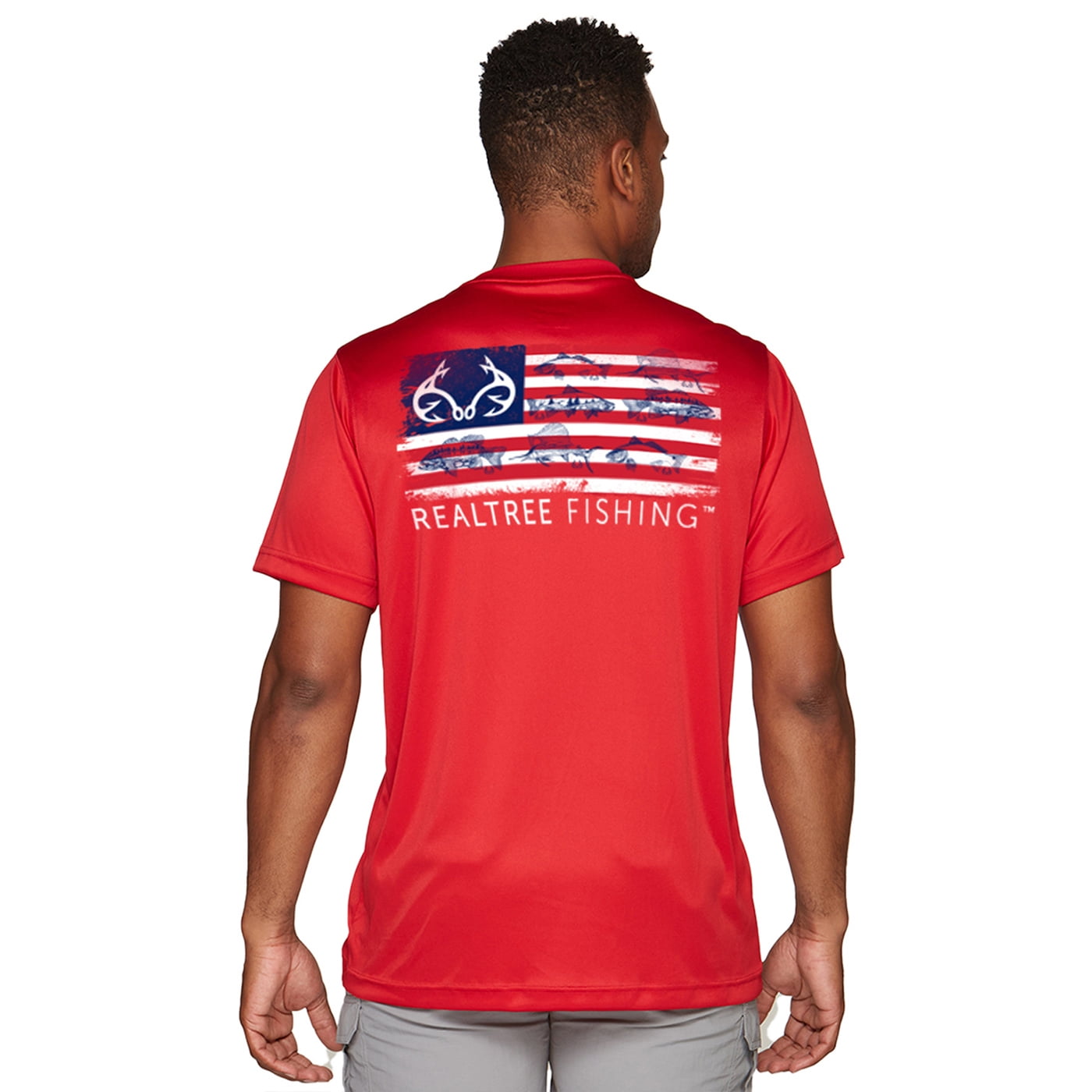 Realtree Men's Plymouth Fishing Short Sleeve Performance Shirt ...